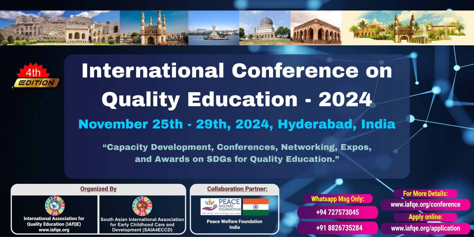 Conference series for Quality Education – IAfQE
